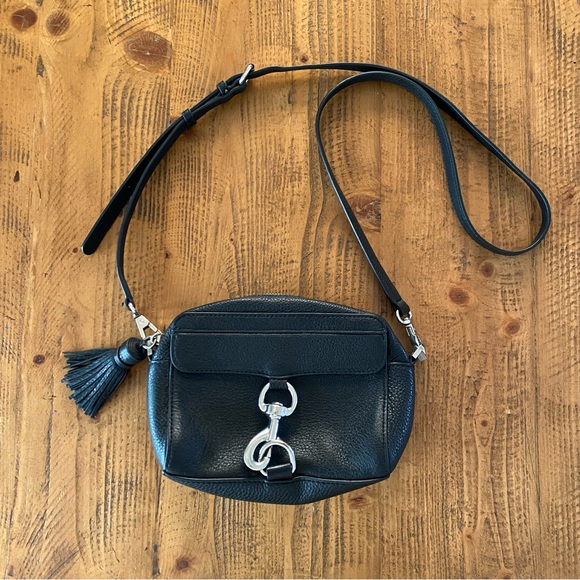 Rebecca Minkoff | Bags | Rebecca Minkoff Black Leather Shoulder ...
